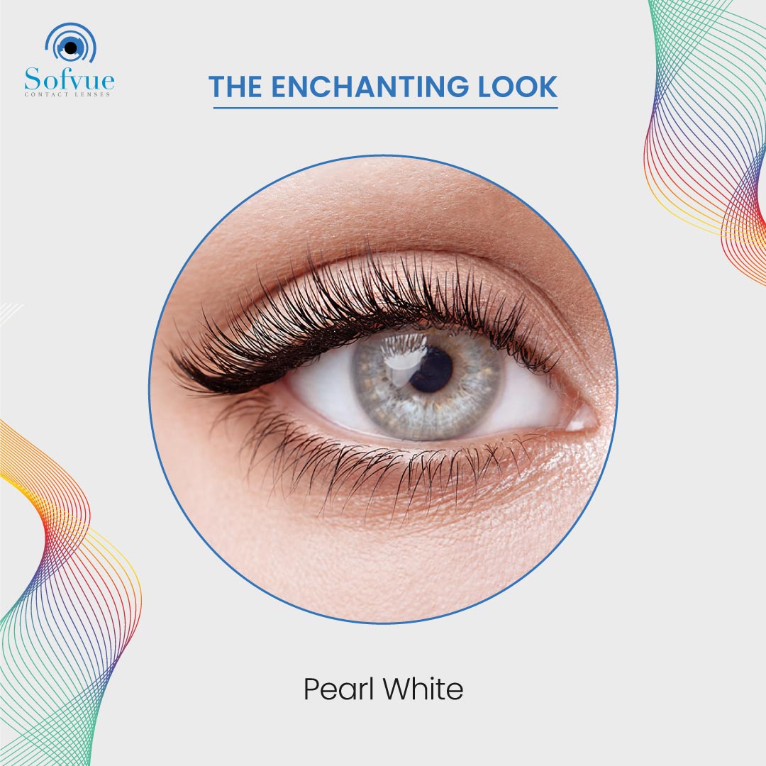 Sofvue Sofvue Pearl White Monthly-Rivoli Vision-Gray-Hydrogel-Pack of 2 ...