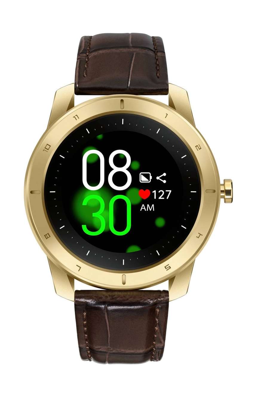 Kenneth Cole Kenneth Cole Mens Silicone & Leather Smart Watch Watch ...