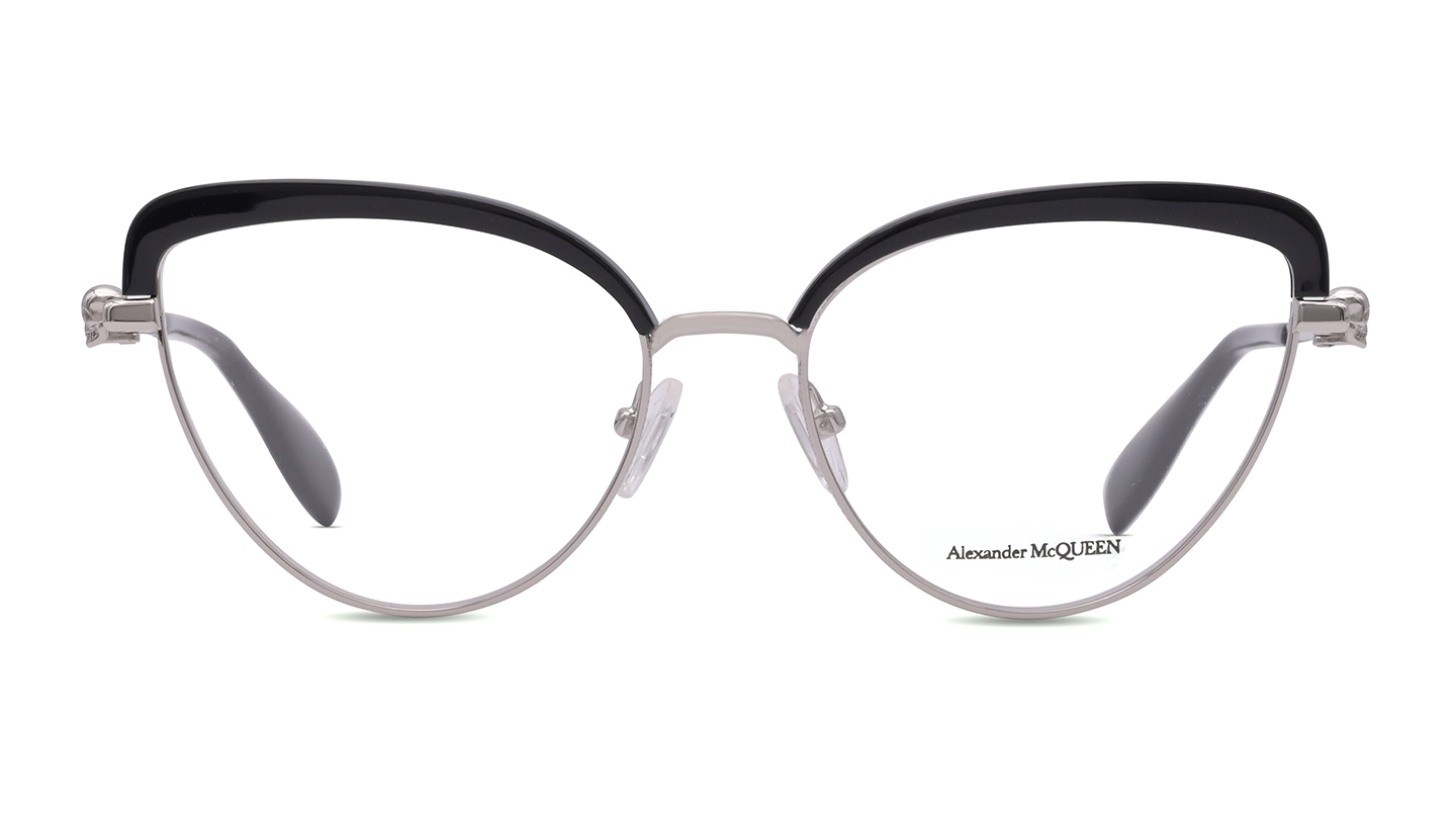 Alexander Mcqueen Women Cat Eye Gold Eyeglass | RivoliShop.com