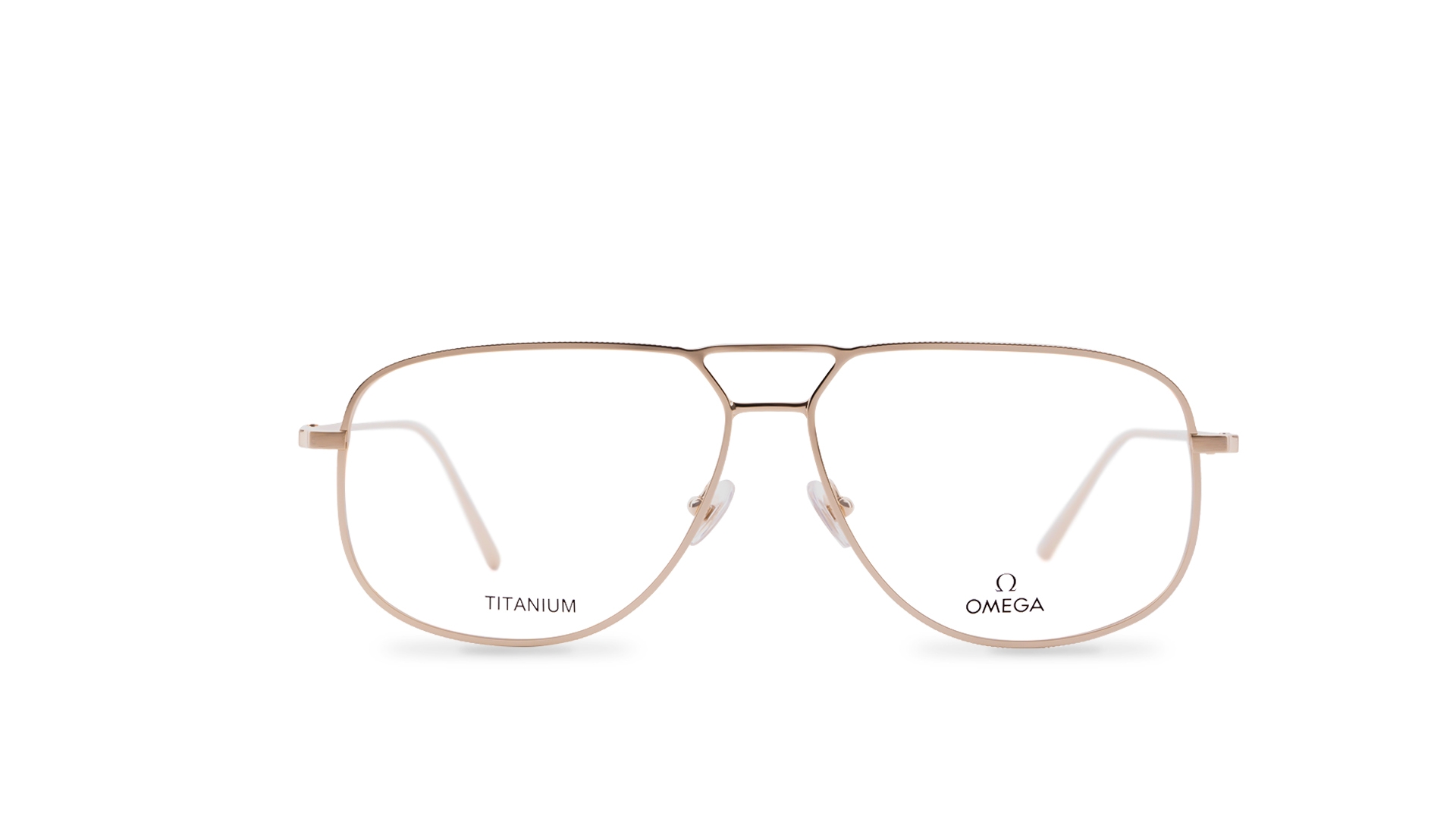 OMEGA Men Navigator Pale Gold Eyeglass | RivoliShop.com