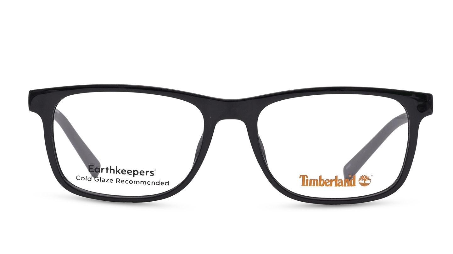 Timberland Men Rectangular Square Dark Havana Optical Frame ...