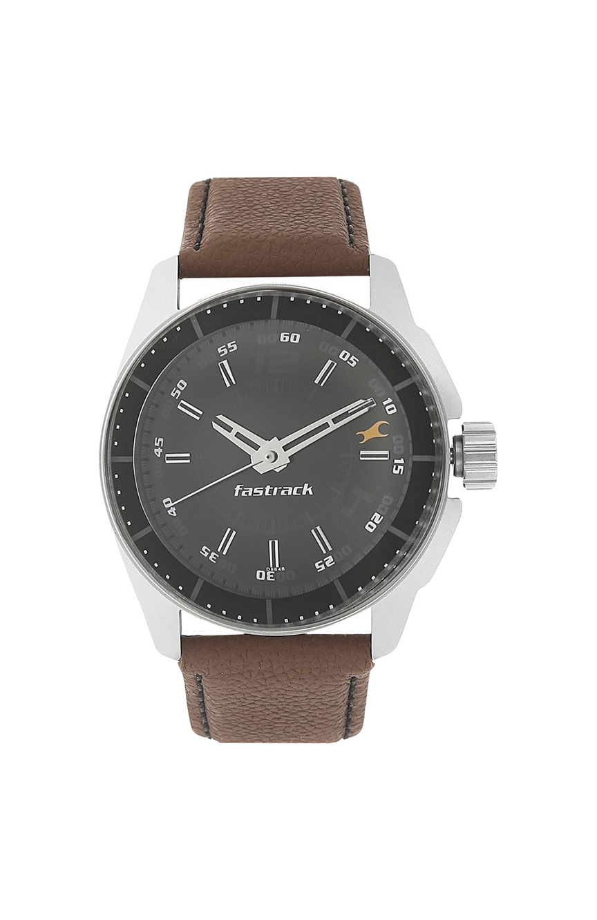 Fastrack Men's Quartz Leather | RivoliShop.com