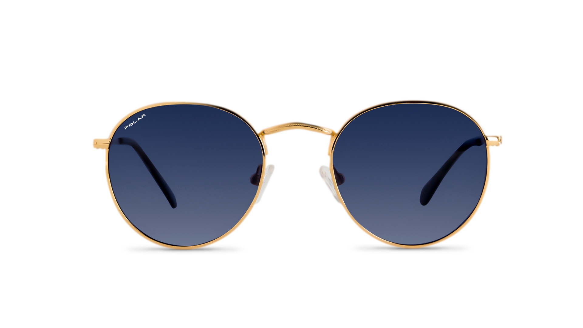 Polar Unisex Phantos Shiny Light Gold Sunglass | RivoliShop.com