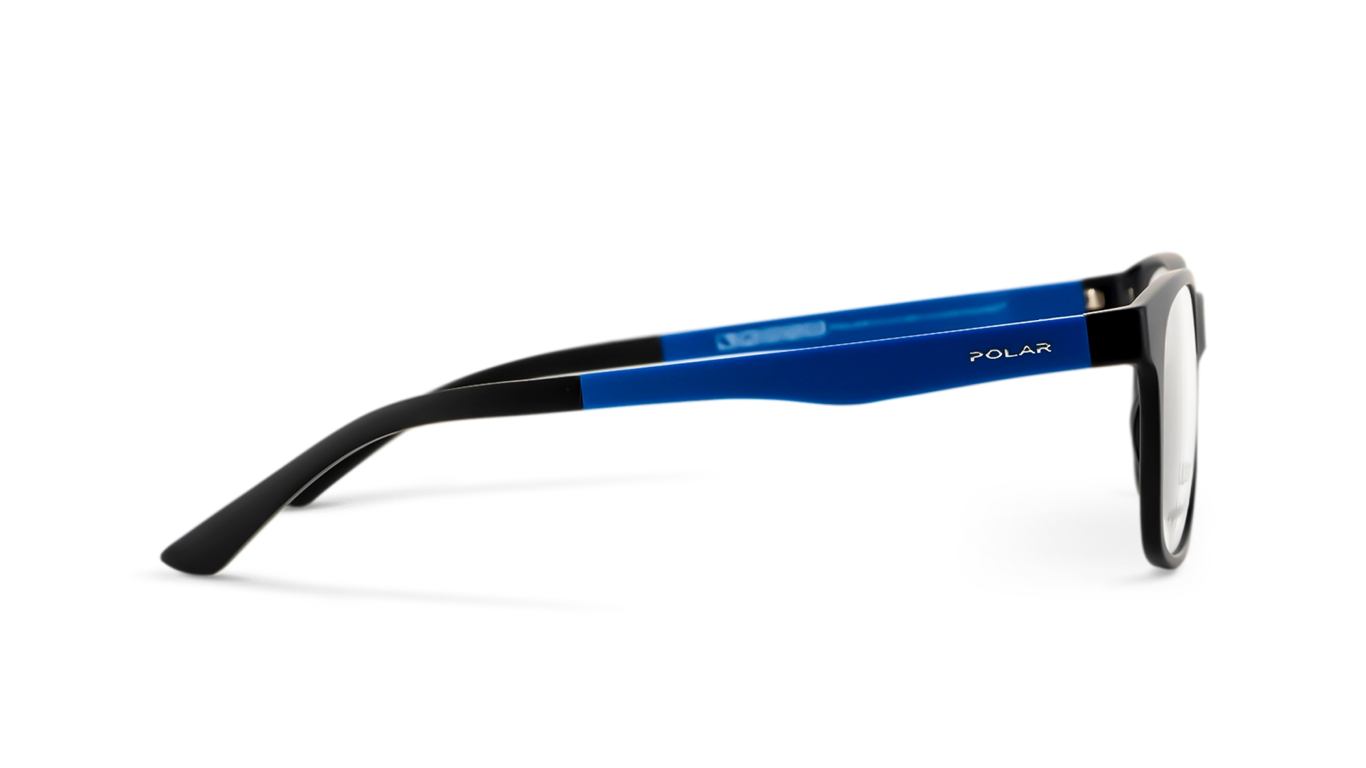 Polar Men Rectangle Matte Blue and Orange Eyeglass | RivoliShop.com