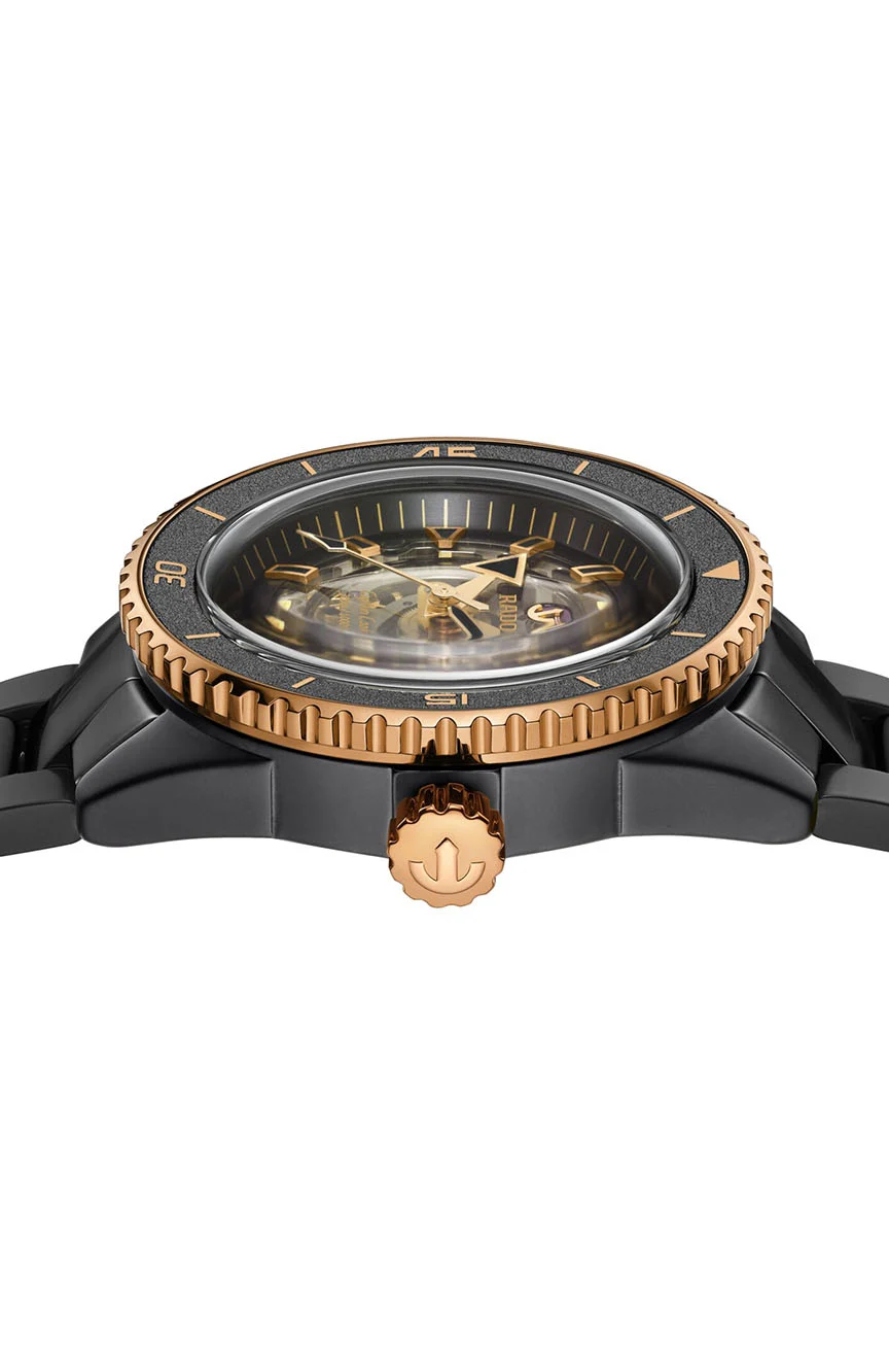 Rado Captain Cook High-Tech Ceramic Skeleton | RivoliShop.com