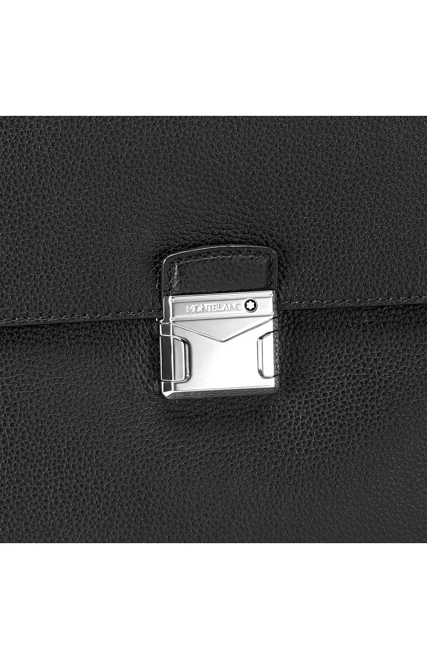 Montblanc Meisterstuck Soft Grain Single Gusset Briefcase | RivoliShop.com