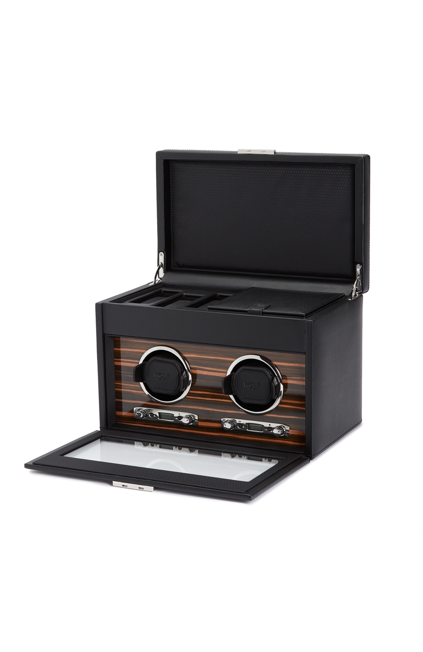 WOLF Roadster Double Winder with Storage | RivoliShop.com