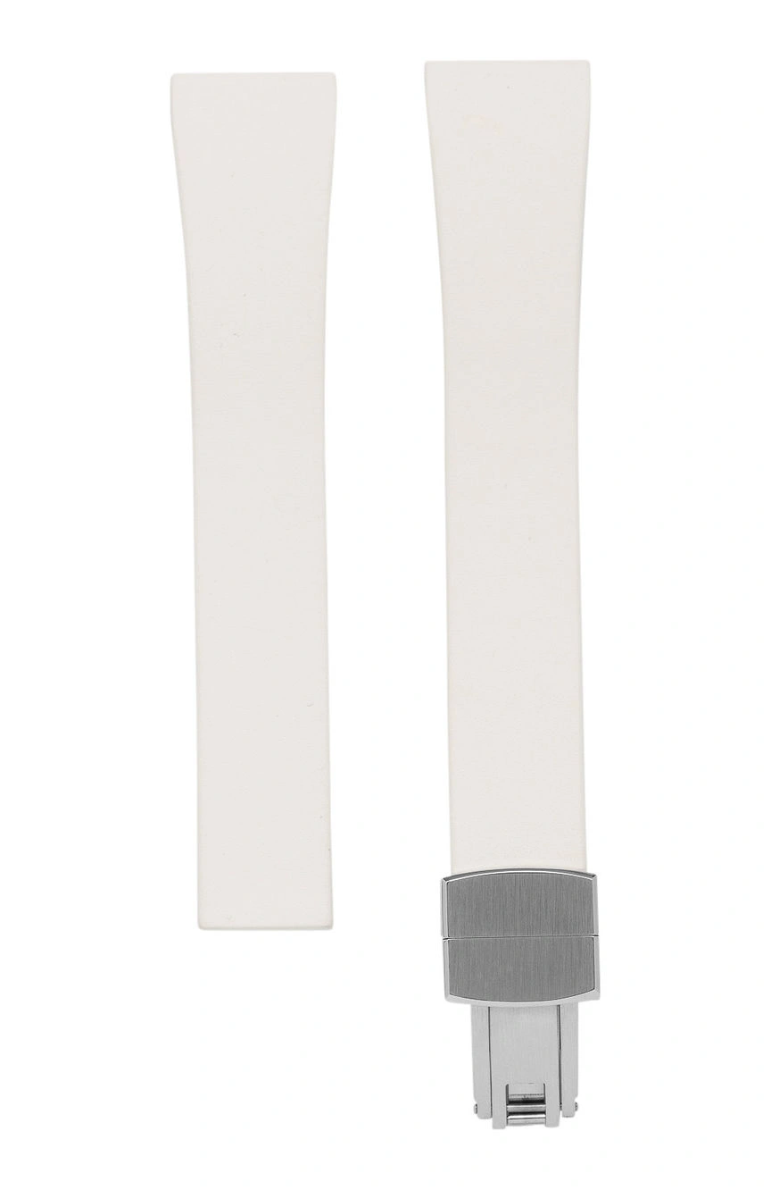 Delugs Rubber - White Pilot Rubber CTS Strap | RivoliShop.com