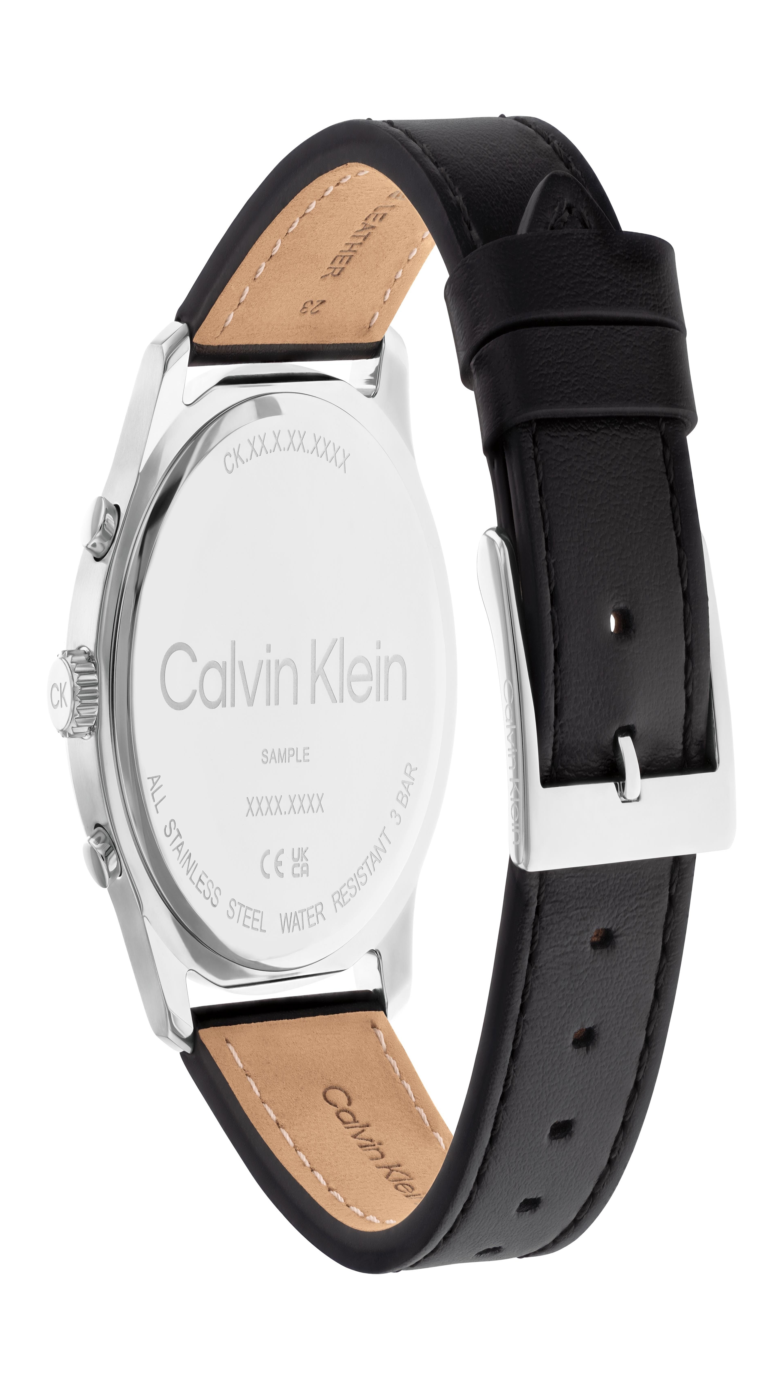 Calvin Klein CALVIN KLEIN MENS QUARTZ LEATHER WATCH - 25200211 ...