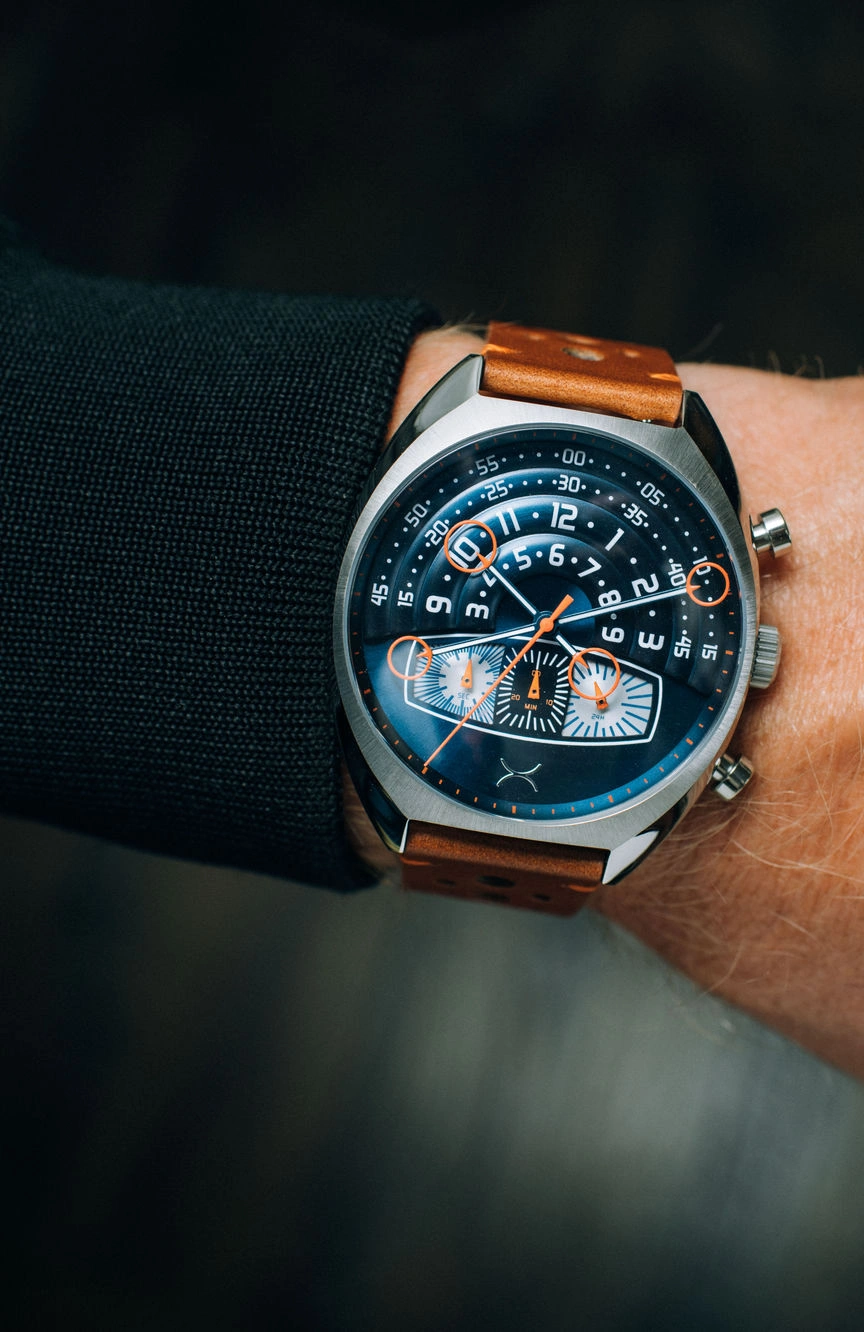 Xeric Halograph III Chrono Blue Tan | RivoliShop.com