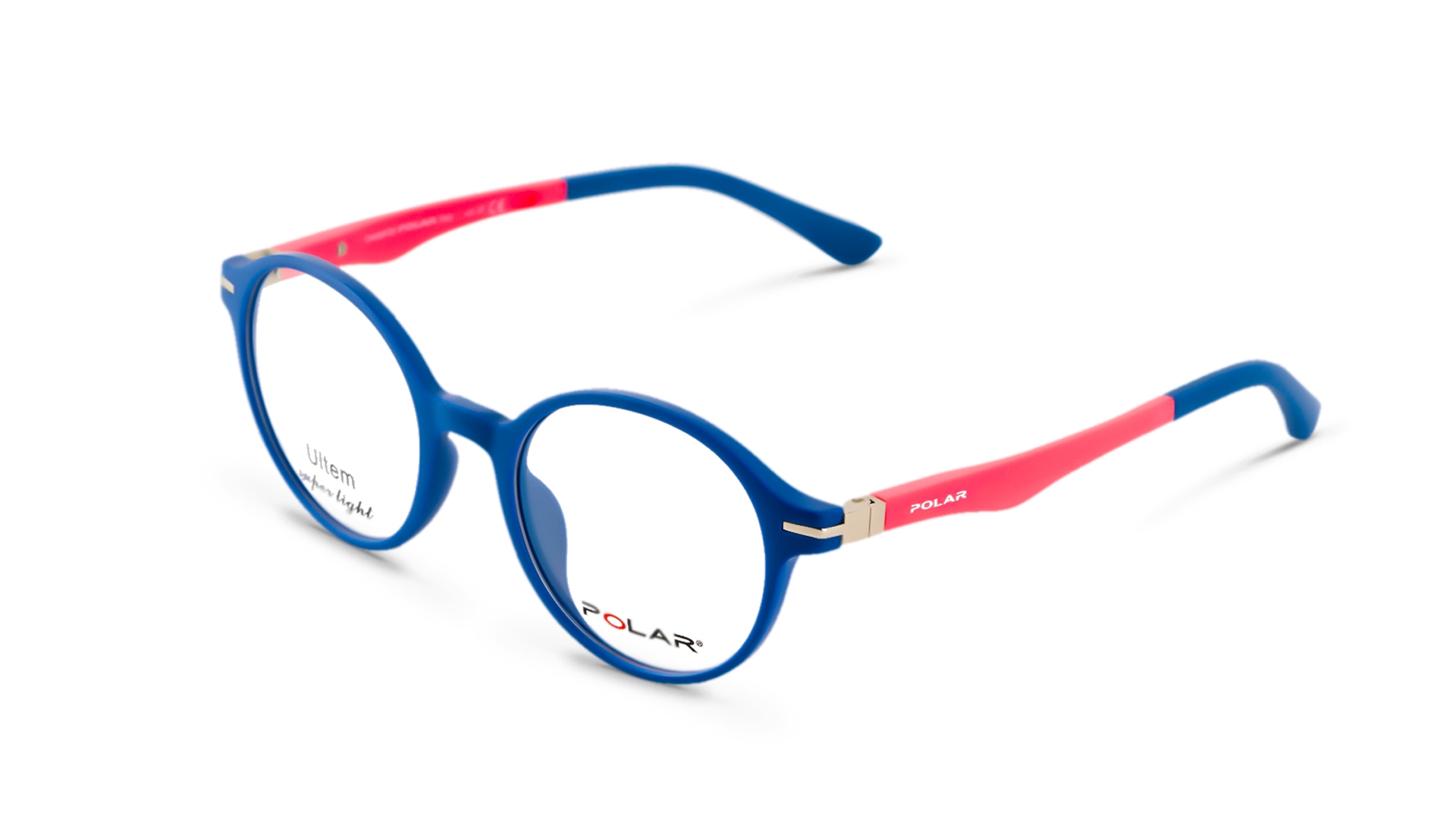 Polar Unisex Round Matte Blue Eyeglass | RivoliShop.com