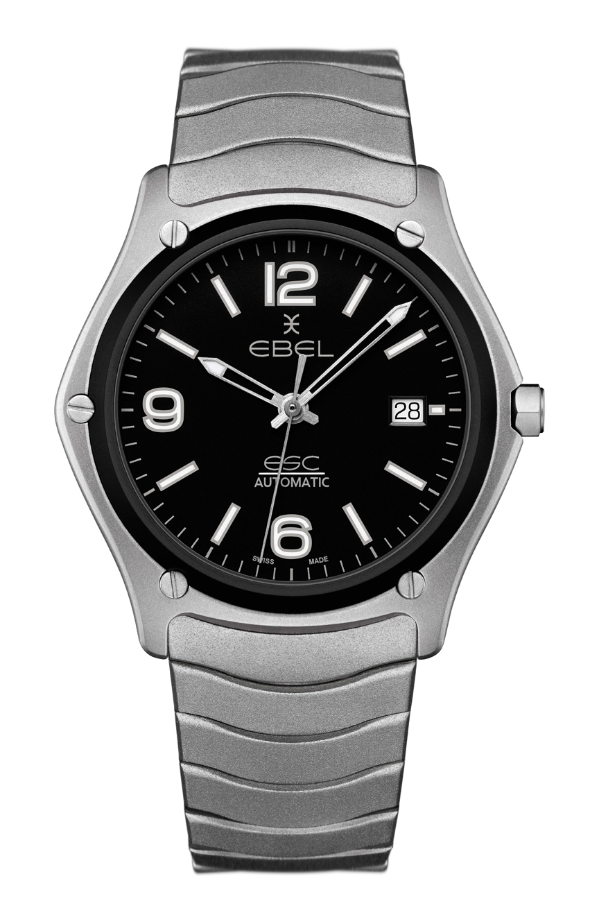 Ebel Mens Sport Classic Automatic Titanium Watch | RivoliShop.com