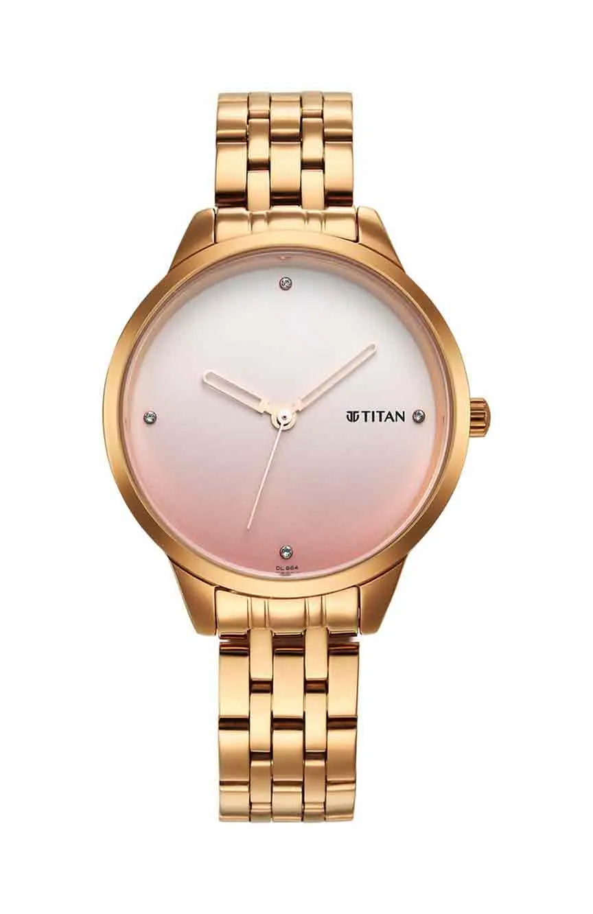 Titan Pastel Dreams Purple Dial Analog Metal Strap watch for Women ...