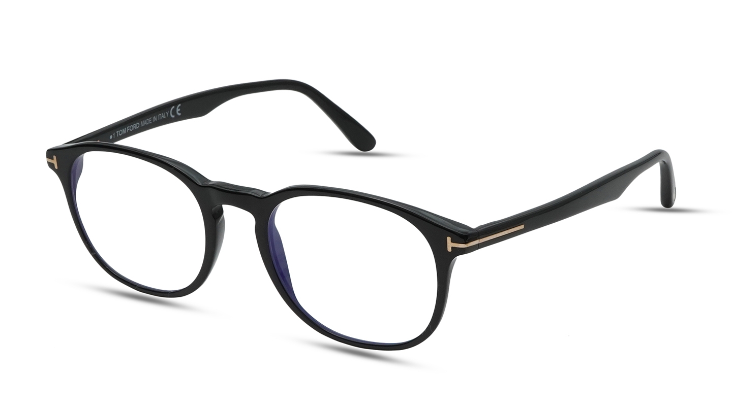 Tom Ford Men Round Havana Eyeglass