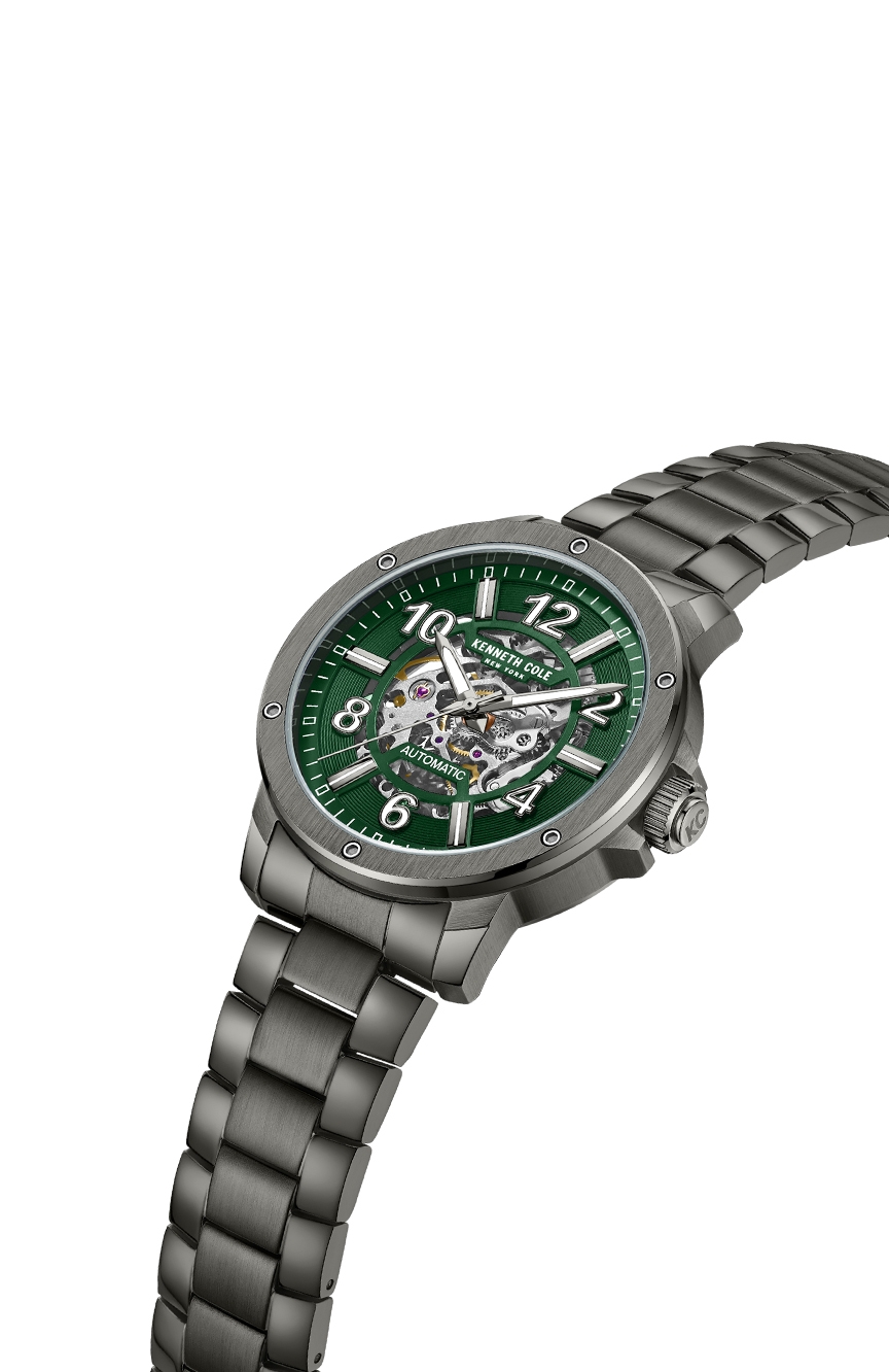 Kenneth Cole Kenneth Cole Mens Fashion Stainless Steel Automatic Watch ...