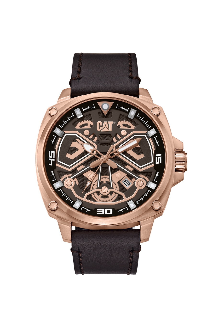 Cat Men's Analog Leather | RivoliShop.com