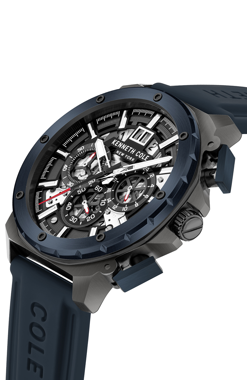 Kenneth Cole Kenneth Cole Mens Fashion Silicone Quartz Watch ...