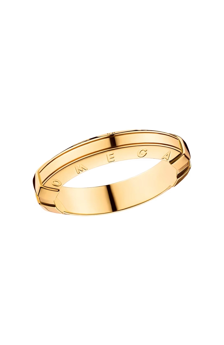 OMEGA RING 18K YELLOW GOLD | RivoliShop.com