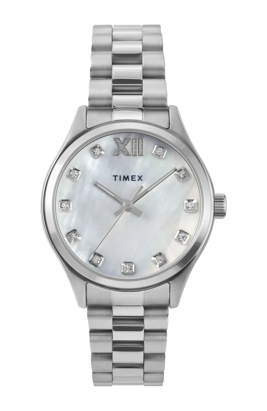 Timex Timex Legacy 34mm Stainless Steel Bracelet Watch | RivoliShop.com