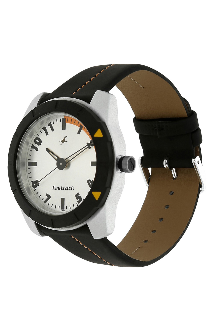 Fastrack Men's Quartz Leather | RivoliShop.com
