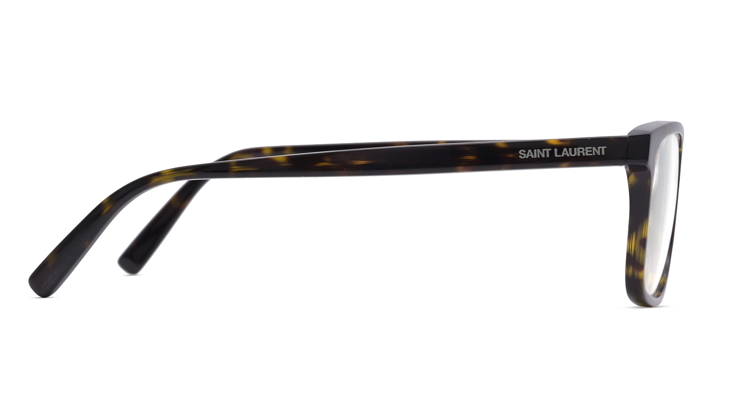 Saint Laurent Men Rectangle Black Eyeglass | RivoliShop.com